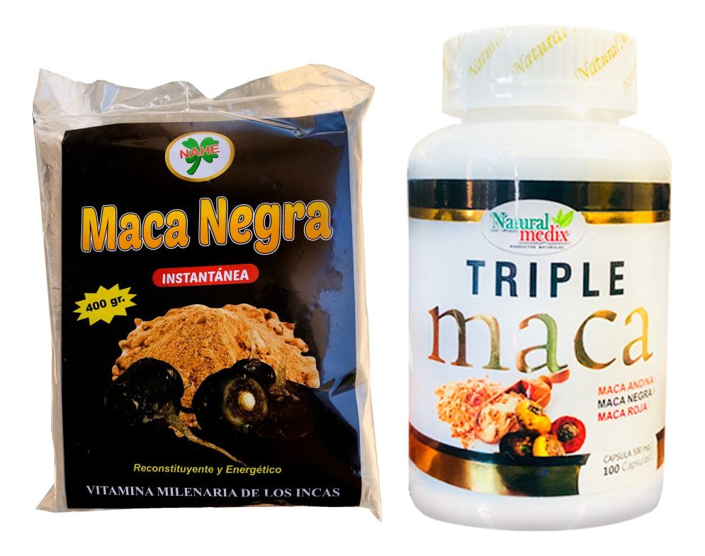 Maca Negra Instantanea 400gr + Suplemento Triple Maca – Imperio7